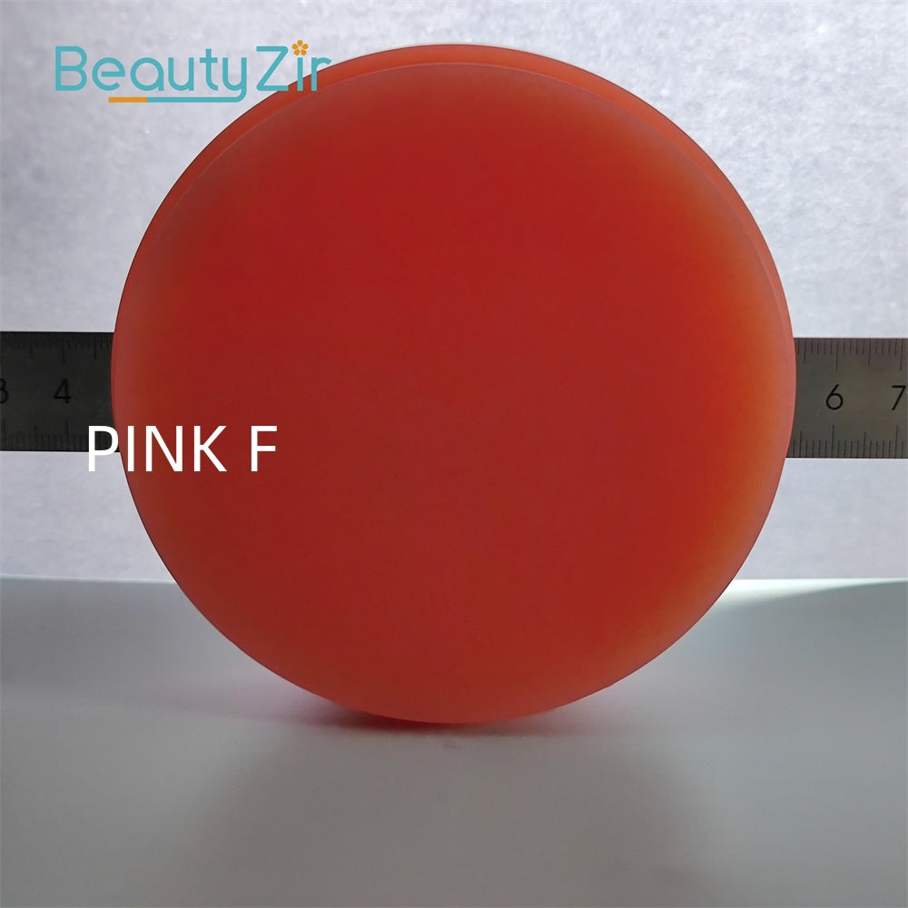 PMMA Pink Block 98mm 95mm (Thickness 12mm-30mm)